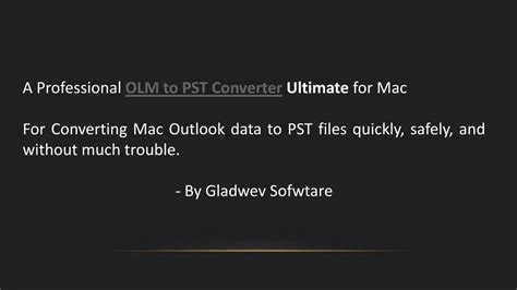 PPT OLM To PST Converter Ultimate Free PowerPoint Presentation Free Download ID 7394549