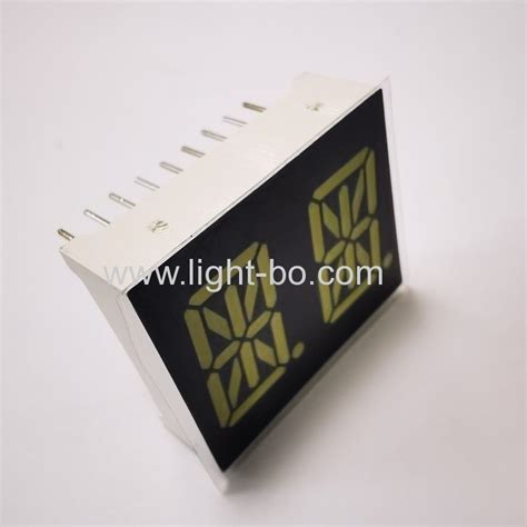 Ultra White Segment LED Display Inch Dual Digit Common Anode For Instrument Panel