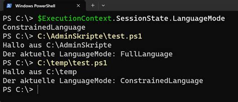 set powershell constrainedlanguage mode per group policy diecknet