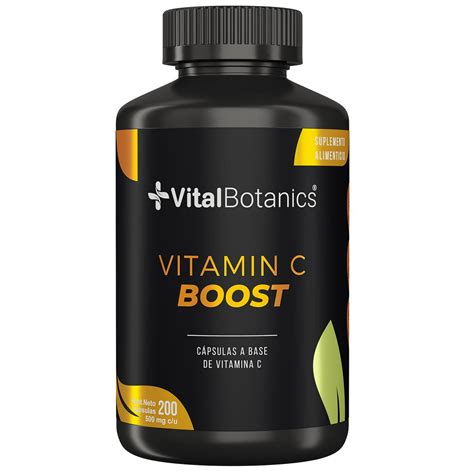 Vitamin C Boost Con 200 Capsulas Suplemento A Base De Vitamina C