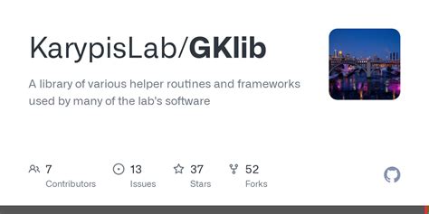 GitHub KarypisLab GKlib A Library Of Various Helper Routines And Frameworks Used By Many Of