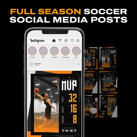 Basketball Social Media Templates 10 Editable Canva Psd Graphics