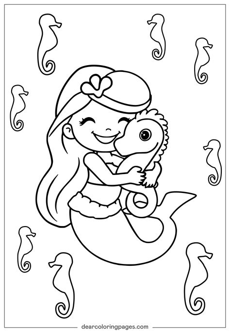 Meerjungfrau Ausmalbilder 36 Kostenlose Druckbare Ausmalbilder