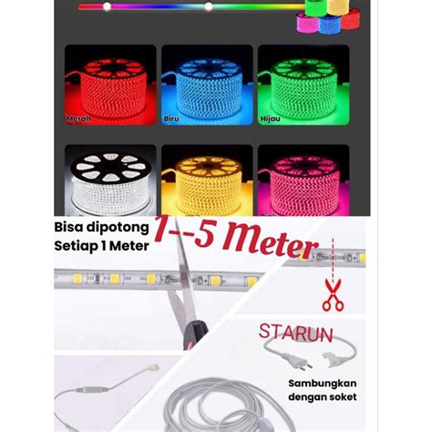 Jual Meteran Lampu Strip Led Strip Smd Permeter Led Strip Smd Paket Lampu Led Srtip