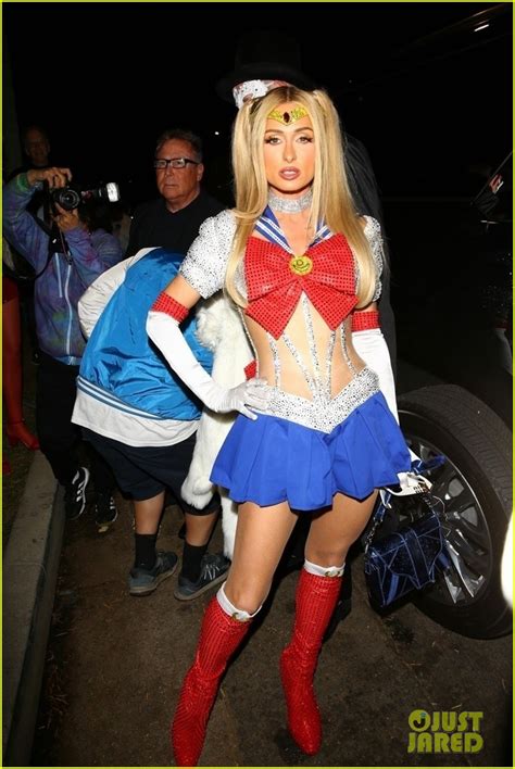 Photo Paris Hilton Carter Reum Sailor Moon Halloween Costume 18 Photo 4846918 Just Jared