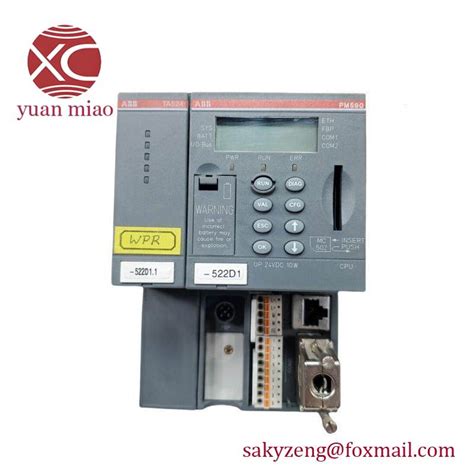 Abb Pm590 Eth Programmable Logic Controller Automation System