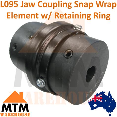 L095 L95 Jaw Coupling Snap Wrap Element With Retaining Ring Quick