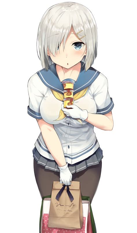 4522384 Anime Anime Girls Short Hair Hamakaze Kancolle Skirt