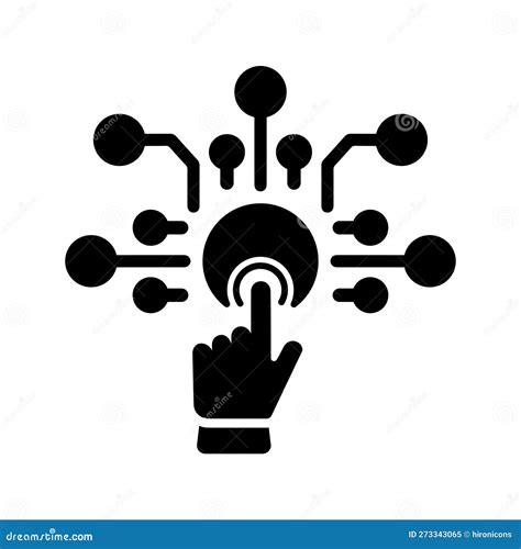 Digitization Icon Monochrome Simple Industry 40 Icon For Templates