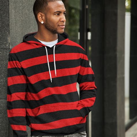 Hoodie Striped Etsy