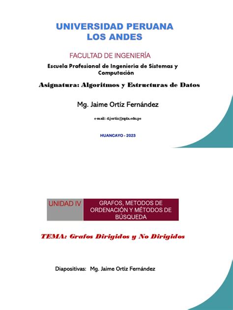 Algoritmos Semana 13 Grafos Pdf Vértice Teoría De Grafos Teoría De Grafos