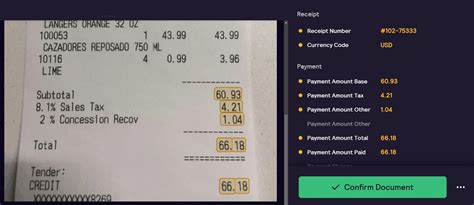 Receipt Extractor