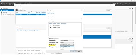 Set Up NIC Teaming In Windows Server Matrixpost Net