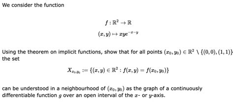 Can You Apply The Implicit Function Theorem Correctly Physics Forums