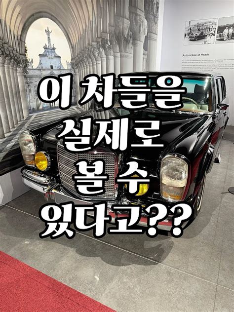 세계 클래식 자동차들을 한눈에 볼 수 있는곳이 있다고🤔🤔 클래식카 올드카 자동차박물관 삼성화재모빌리티뮤지엄 Youtube