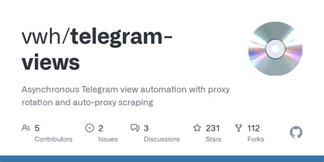 Github Vwhtelegram Views Asynchronous Telegram View Automation With Proxy Rotation And Auto