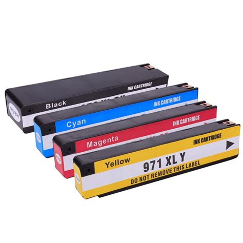 HP 970XL & 971XL HIGH YIELD INK CARTRIDGE 4PK - BLACK, CYAN, MAGENTA ...
