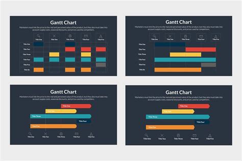 Gantt Chart Diagrams For Dashboard Design