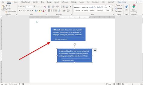 Creating text boxes in word Word и Excel помощь в работе с программами