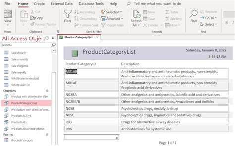 135 Creating Reports In Microsoft Access Workplace Software And