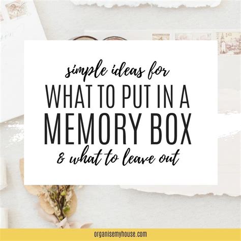 Simple Ideas For What To Put In A Memory Box What Not To Wedding Memory Box Personalised