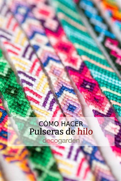 Cómo hacer pulseras de hilo paso a paso ideas originales Haciendo pulseras de hilo Pulseras