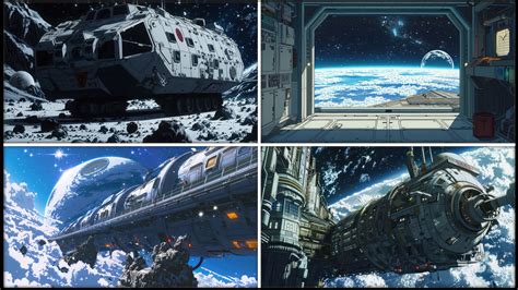 Ferial Concept 🔹210 Galactic Exploration Anime Concept Reference