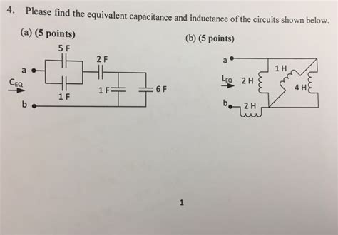 Solved Please find the equivalent capacitance and inductance | Chegg.com