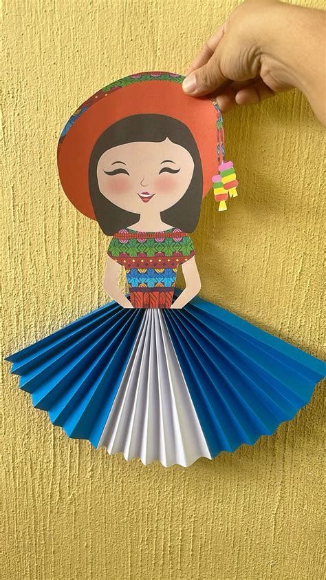 Muñequitas Chapina Manualidades Manualidades Creativas Adornos Patrios