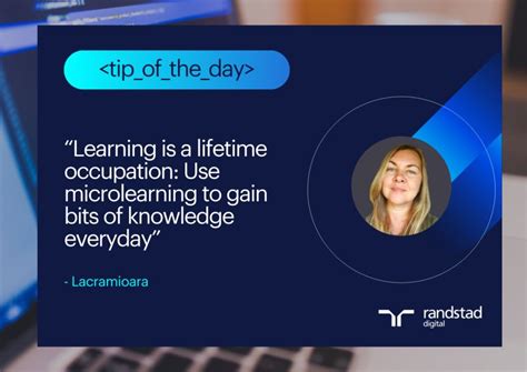 Randstad Digital Romania On Linkedin Tipoftheday Learning
