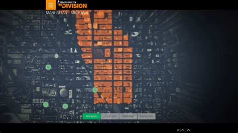 The Division Agent Intel And Interactive Map Available Outside The Us