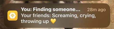 This Bumble Notification I Got Rweird