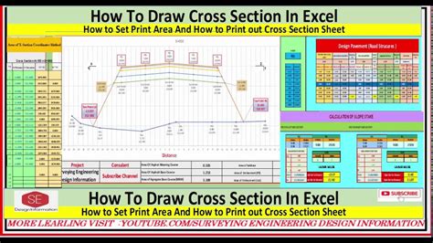 Cross Section In Excel Without Auto CAD YouTube