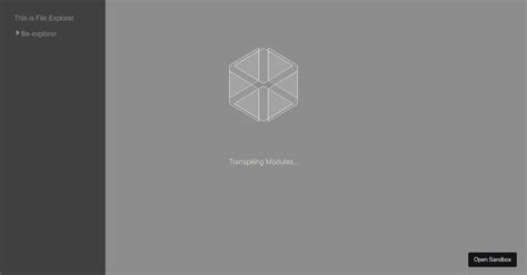 File Explorer Codesandbox