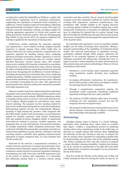 Transforming Data Integrity Advanced Missing Value Imputation With Ai