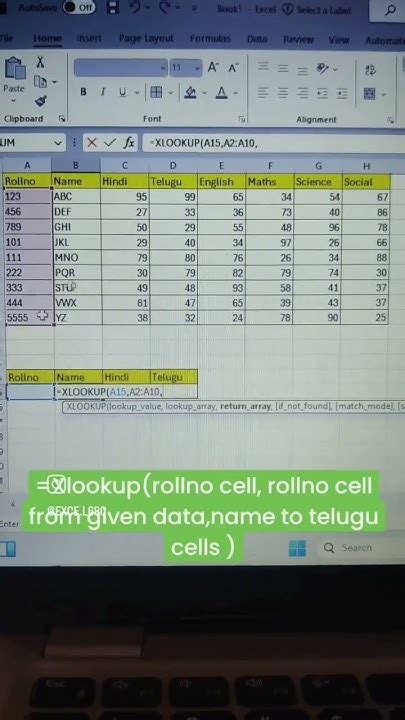 Xlookup In Excel Exceltech Excelshortcuts Excel Exceltips Trending