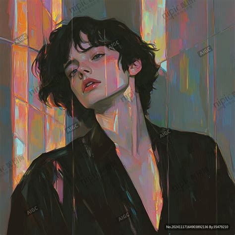 Ai创作图板绘人像 厚涂头像 插画人像 氛围感插画 人像插画 男生头像插画 厚涂少女 人物情绪插画 意境人物插画 唯美男生插画 人物插画短发女生 潮流酷帅颓废插画 女生插画绘画 高级感插画