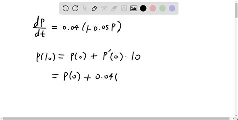 Solved Consider A Population That Begins Growing Exponentially At A