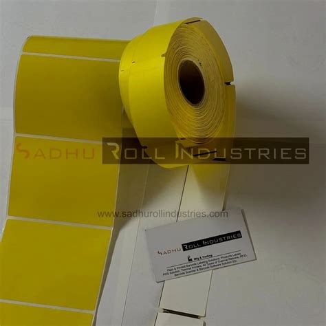Label Tag Roll For Label Printer Synthetic Material 250gsm At ₹ 999 Roll रोल लेबल In