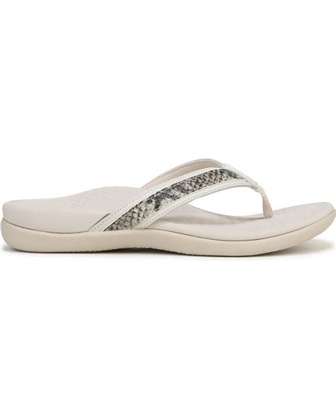 Vionic Tide 20 Thong Sandals In White Lyst