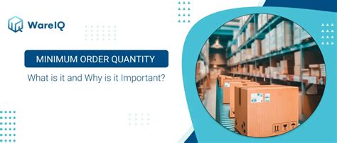 Minimum Order Quantity Moq Definition Formula Tips [2025]