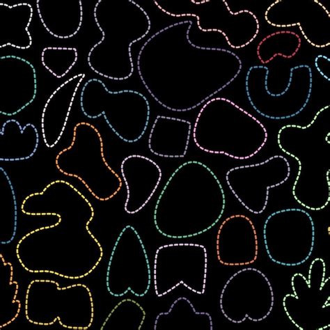 Premium Vector Seamless Pattern Design Blob Shape