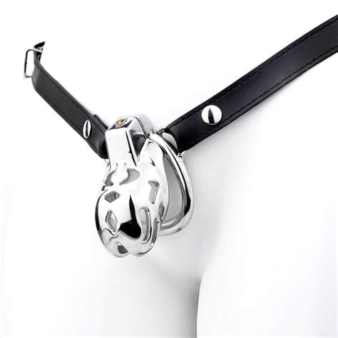 Wearable Male Chastity Lock Stainless Steel Metal Cb Lock Penis Cage