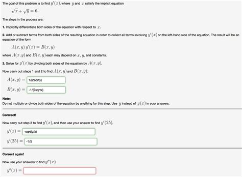 2nd Derivative Of An Implicit Equation R Askmath