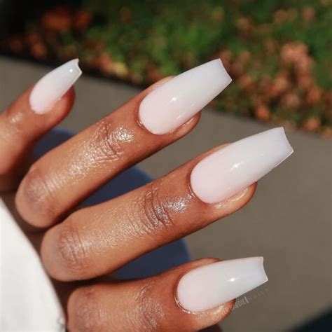 44 Milky White Nail Ideas For An On Trend And Elegant Manicure Scratch