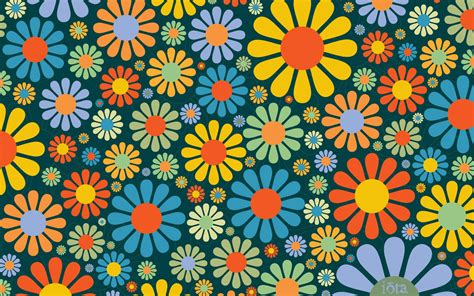 Download Hippie Flower Digital Illustration Wallpaper