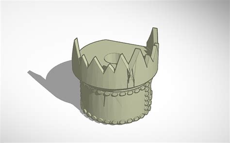 3d Design Ork Armored Side Mounted Turrent Tinkercad