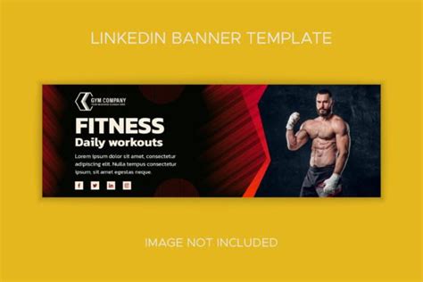 10 Gym Linkedin Cover Designs And Graphics