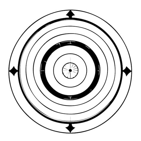 a circle with a circle in the center that has a circle in the center