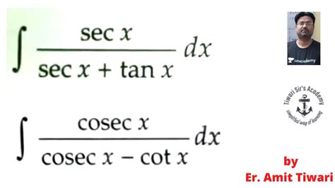 Integrate Following Find Anti Derivatives Of The Following Integration Of Trigonometric